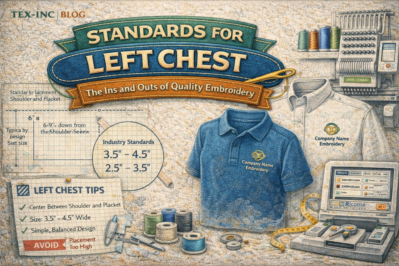 Standards for Left Chest Embroidery: The Ins and Outs of Quality Embro ...