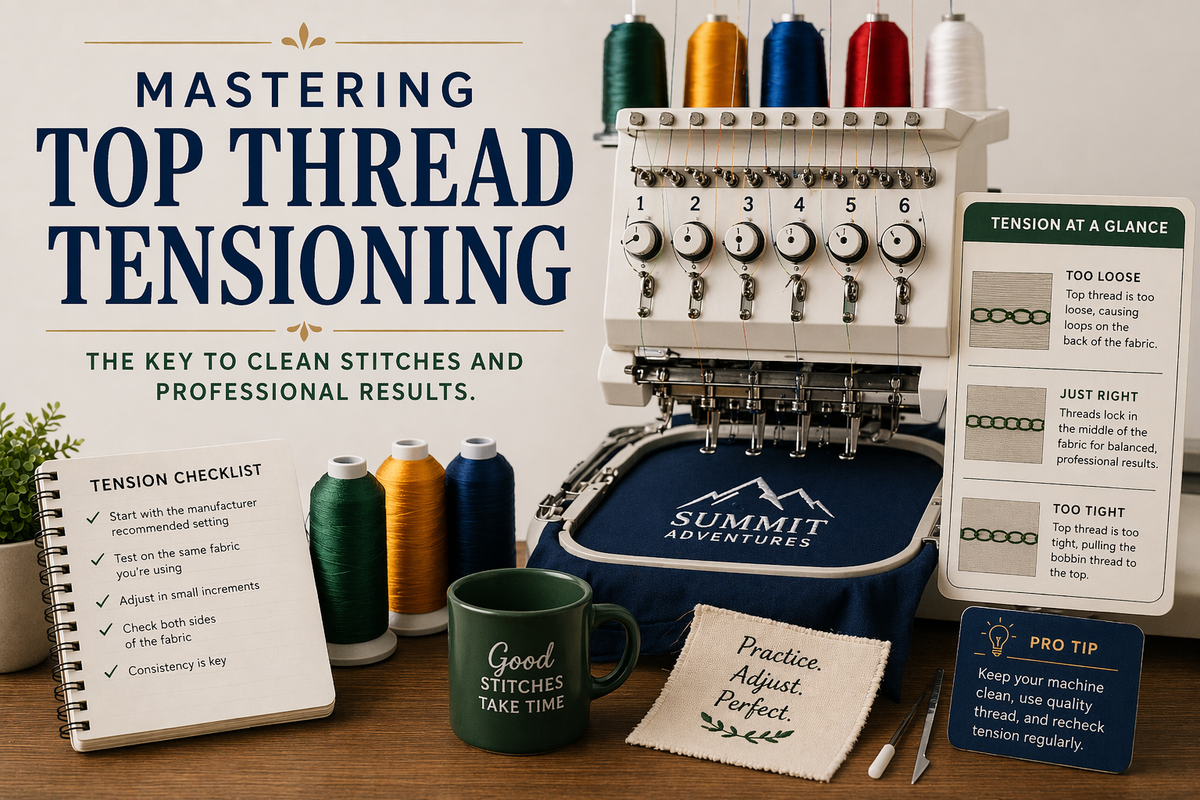 Embroidery Thread Tensioning Guide: Top & Bobbin | TEX Inc