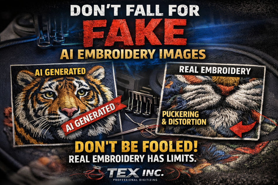 Don’t Fall for Fake AI Embroidery Images – TEX Inc